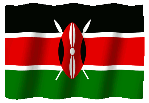 Kenya Flag Wave - Free GIF on Pixabay