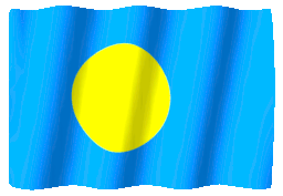 Палау Флаг Вълна - Безплатен GIF файл в Pixabay