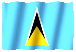 Santa Lucía Bandera Onda - GIF gratis en Pixabay