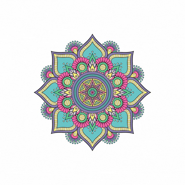 Rotating Rangoli Hindu - Free GIF on Pixabay