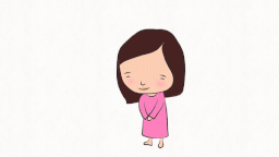 Decir Niña Rosado - GIF gratis en Pixabay