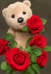 Teddy Bear Romantic Tenderness - Free GIF on Pixabay