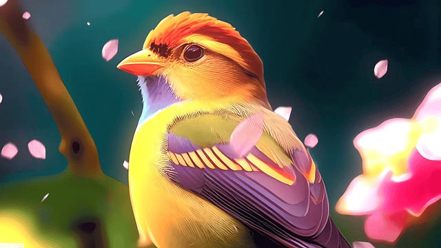 Ptak Natura Wiosna Elementy - Bezpłatny plik GIF w serwisie Pixabay