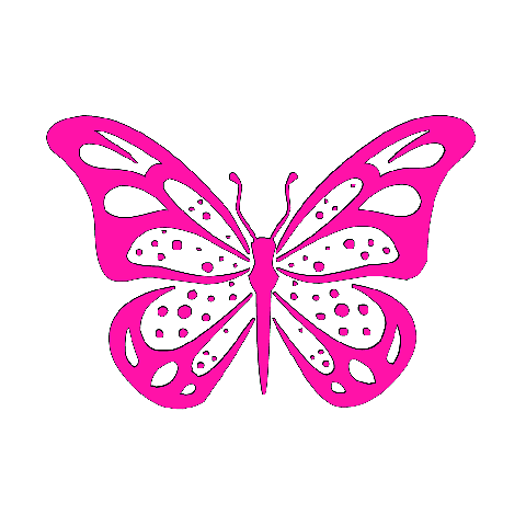 Pink Butterfly Gif