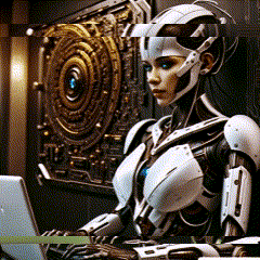 Robot Futurista Humanoide - GIF gratis en Pixabay