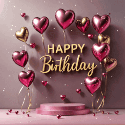 Ai Generated Balloons Birthday - Free GIF on Pixabay