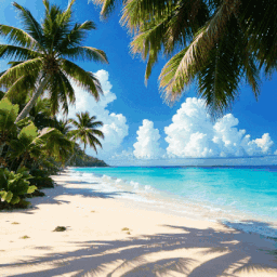 Pulau Alam Laut Pohon-Pohon - GIF Gratis di Pixabay
