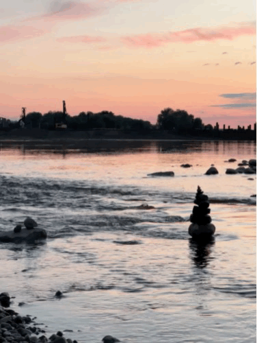 Strand Zonsondergang Gif Strand Drachen Meer Kostenloses GIF Auf