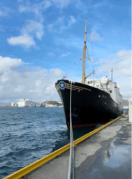 Ship Pier Harbor - Free GIF on Pixabay
