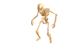 Skeleton Standing Idle - Free GIF on Pixabay