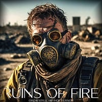 Ruins of fire. Cinematic Background music for video stories. Short 1 ...