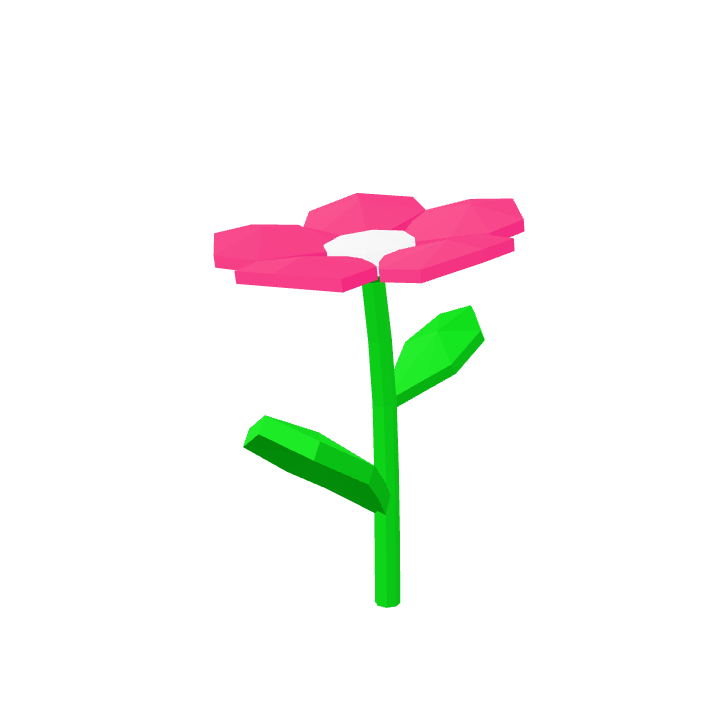Flor Baja Poli Naturaleza Low - Modelos 3D gratuitos en Pixabay