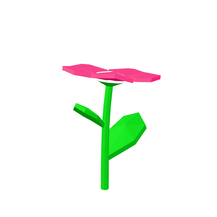 Flor Baja Poli Naturaleza Low - Modelos 3D gratuitos en Pixabay