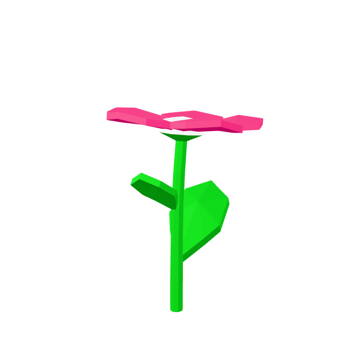 Flor Baja Poli Naturaleza Low - Modelos 3D gratuitos en Pixabay