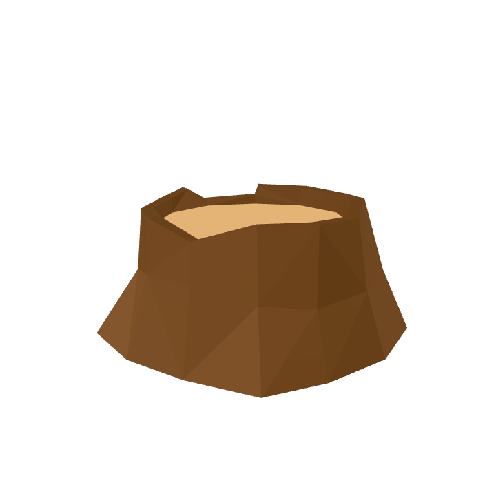 Stump Low Poly Nature - Free 3D Models on Pixabay