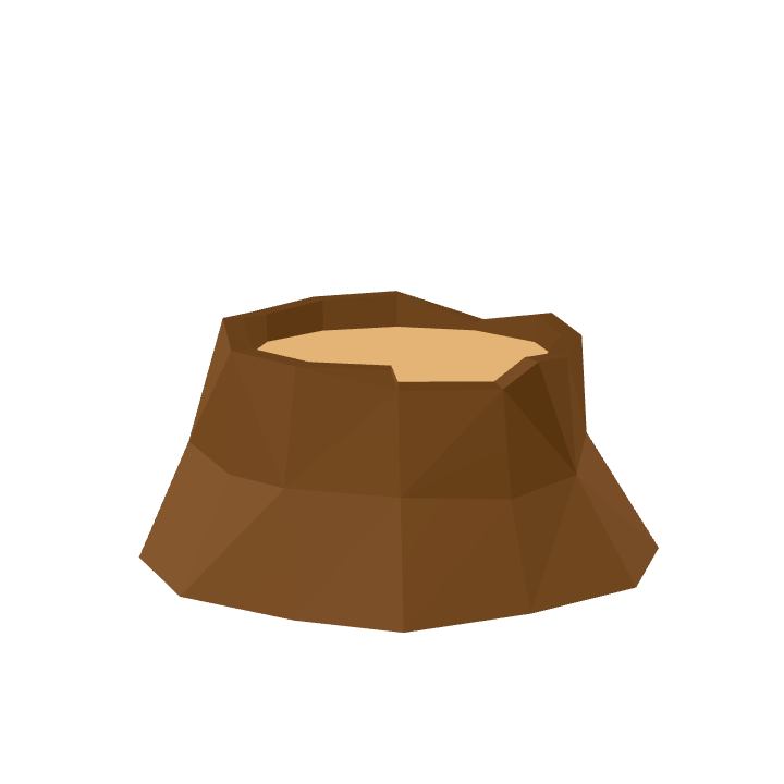 Stump Low Poly Nature - Free 3D Models on Pixabay
