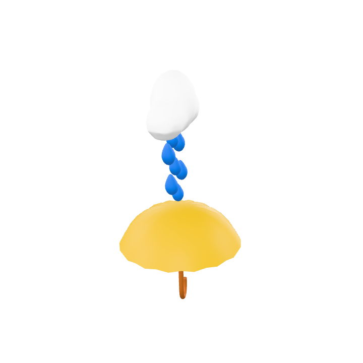 Weather Cloud Rain - Free 3D Models on Pixabay