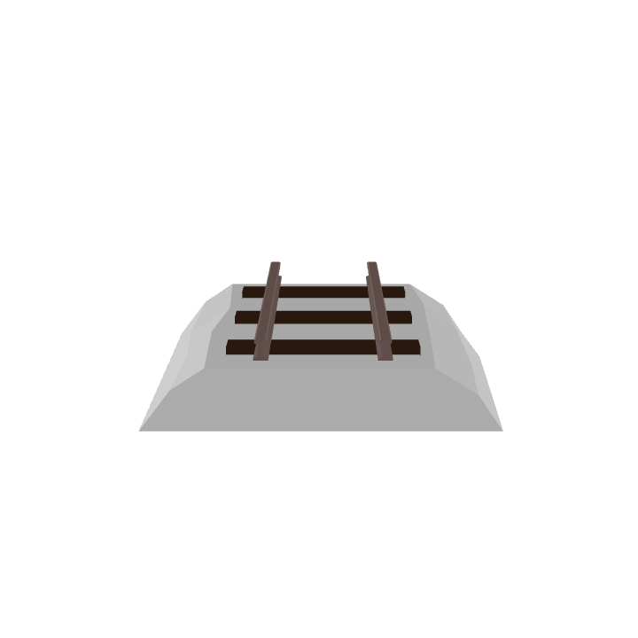 Railroad Track Low Poly - Free 3D Models on Pixabay