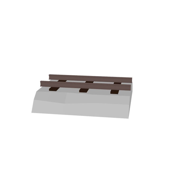 Railroad Track Low Poly - Free 3D Models on Pixabay