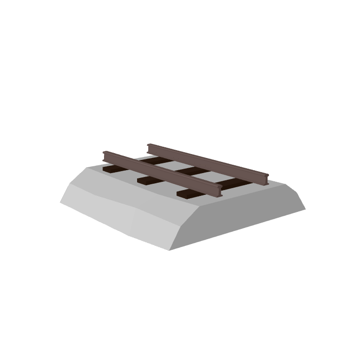 Railroad Track Low Poly - Free 3D Models on Pixabay