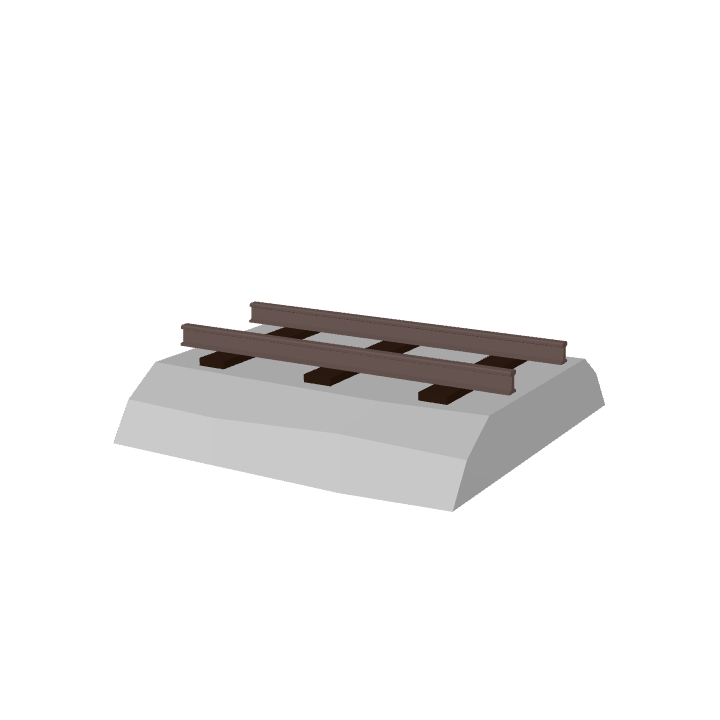Railroad Track Low Poly - Free 3D Models on Pixabay
