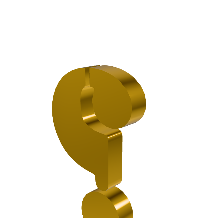 Question Mark Symbol - Free 3D Models on Pixabay
