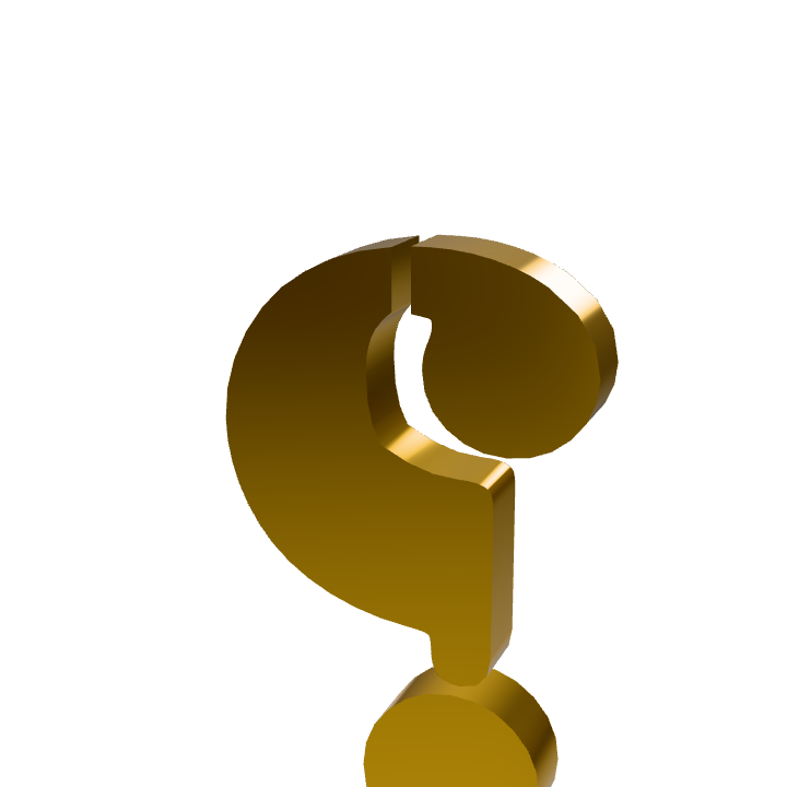 Question Mark Symbol - Free 3D Models on Pixabay