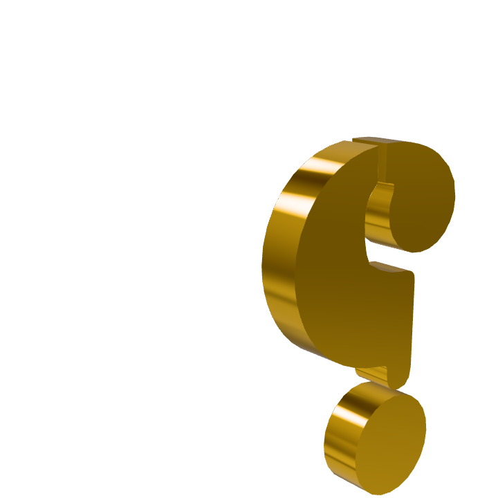 Question Mark Symbol - Free 3D Models on Pixabay