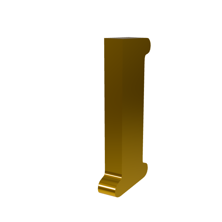 Digit Number 1 - Free 3D Models on Pixabay
