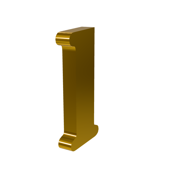 Digit Number 1 - Free 3D Models on Pixabay