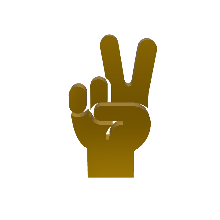 Peace Symbol Sign - Free 3D Models on Pixabay