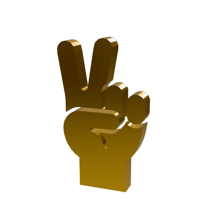Peace Symbol Sign - Free 3D Models on Pixabay