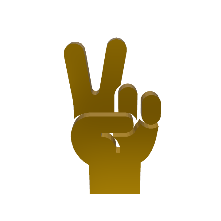 Peace Symbol Sign - Free 3D Models on Pixabay