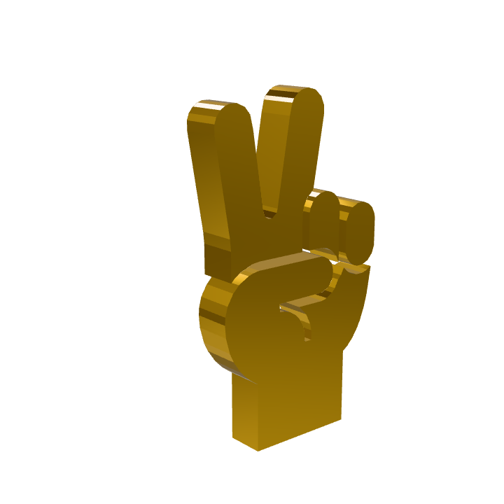 Peace Symbol Sign - Free 3D Models on Pixabay