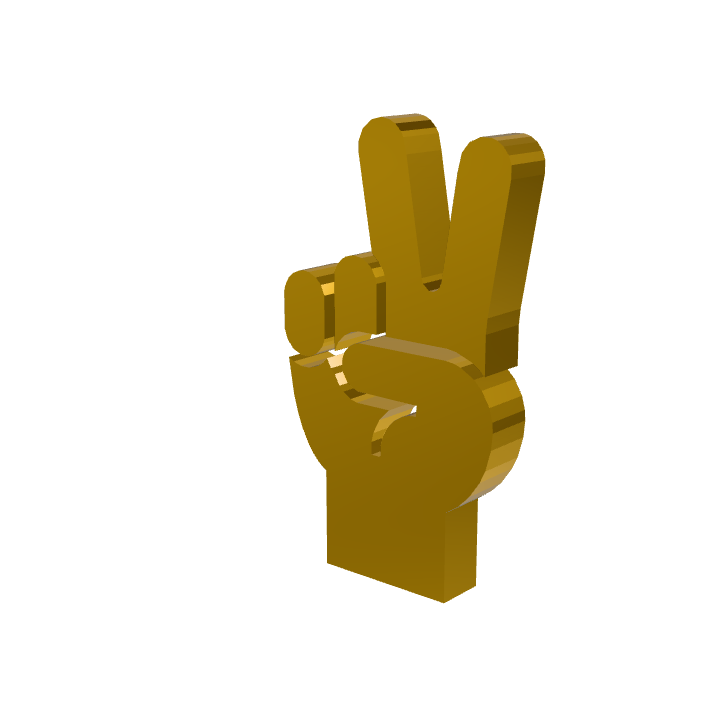 Peace Symbol Sign - Free 3D Models on Pixabay