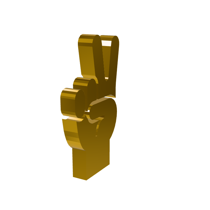 Peace Symbol Sign - Free 3D Models on Pixabay