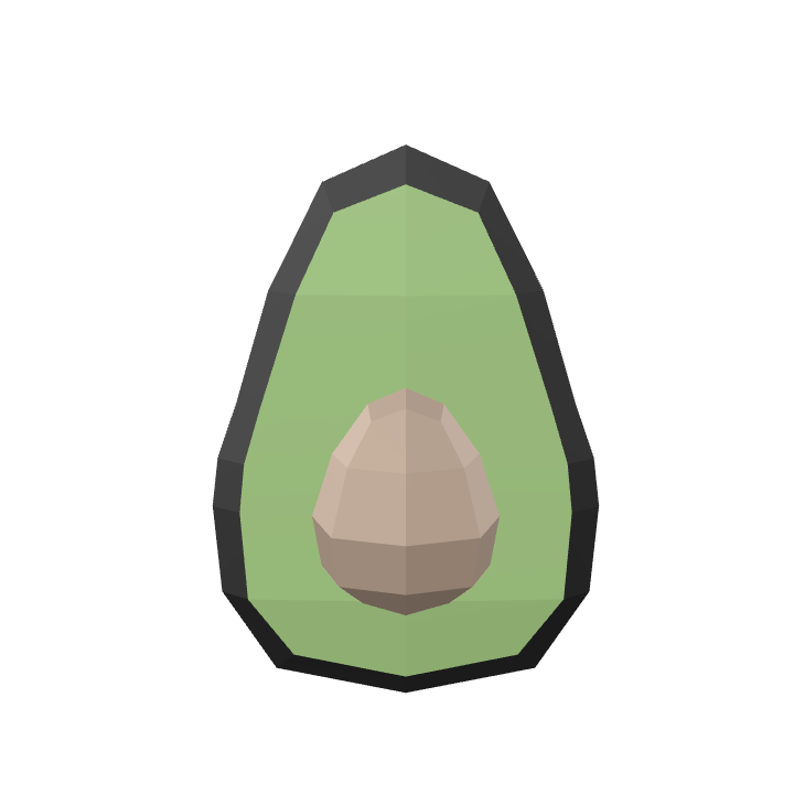 Palta Fruta Entero - Modelos 3D gratuitos en Pixabay