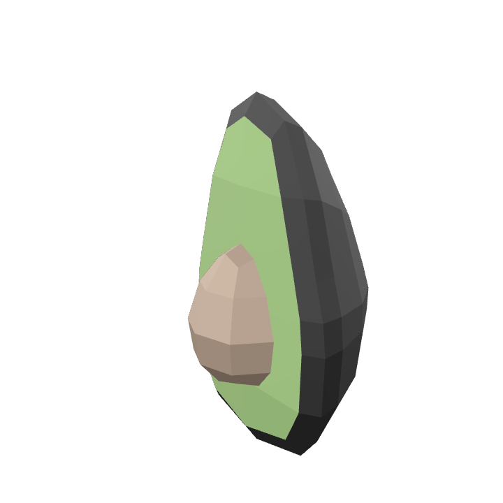 Palta Fruta Entero - Modelos 3D gratuitos en Pixabay
