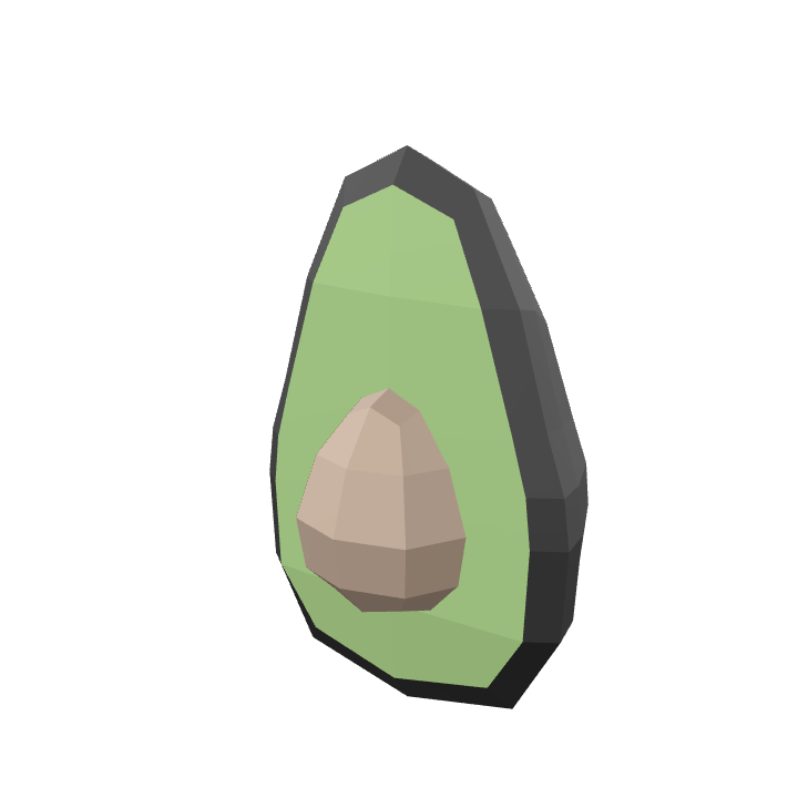Palta Fruta Entero - Modelos 3D gratuitos en Pixabay