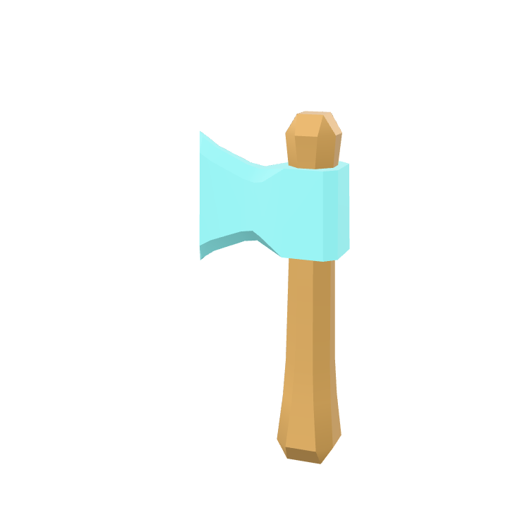 Axe Diamond Weapon - Free 3D Models on Pixabay