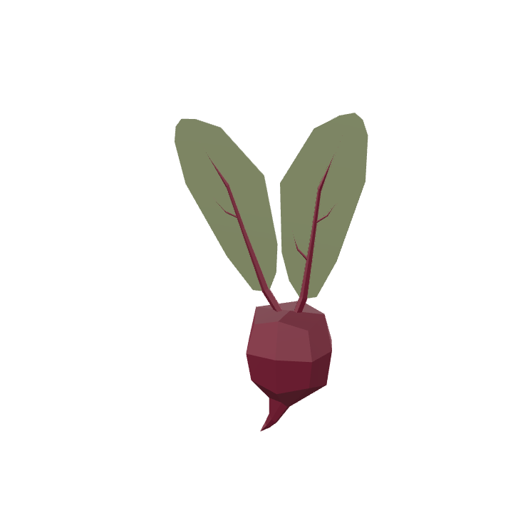Beet Root-Vegetable Food - Free 3D Models on Pixabay