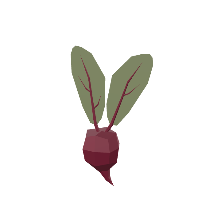 Beet Root-Vegetable Food - Free 3D Models on Pixabay