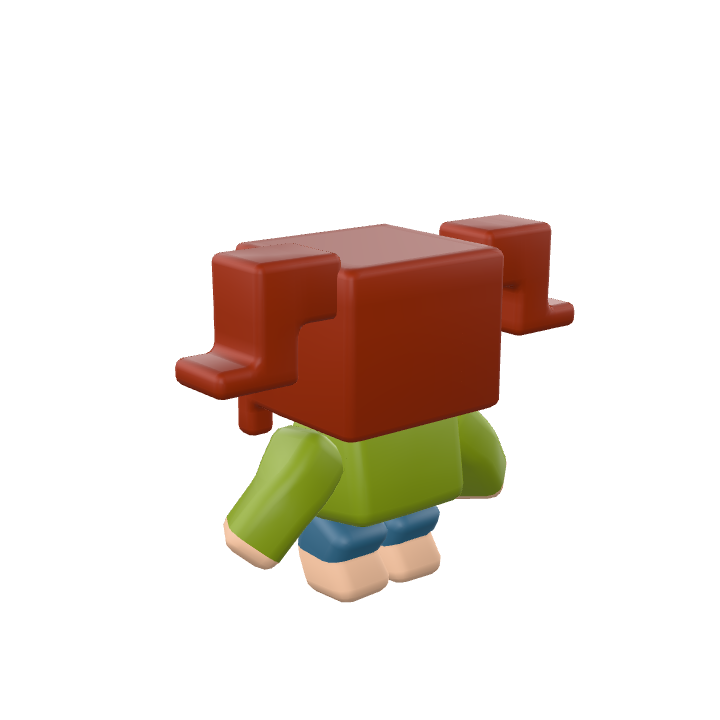Female-Character Woman Girl - Free 3D Models on Pixabay