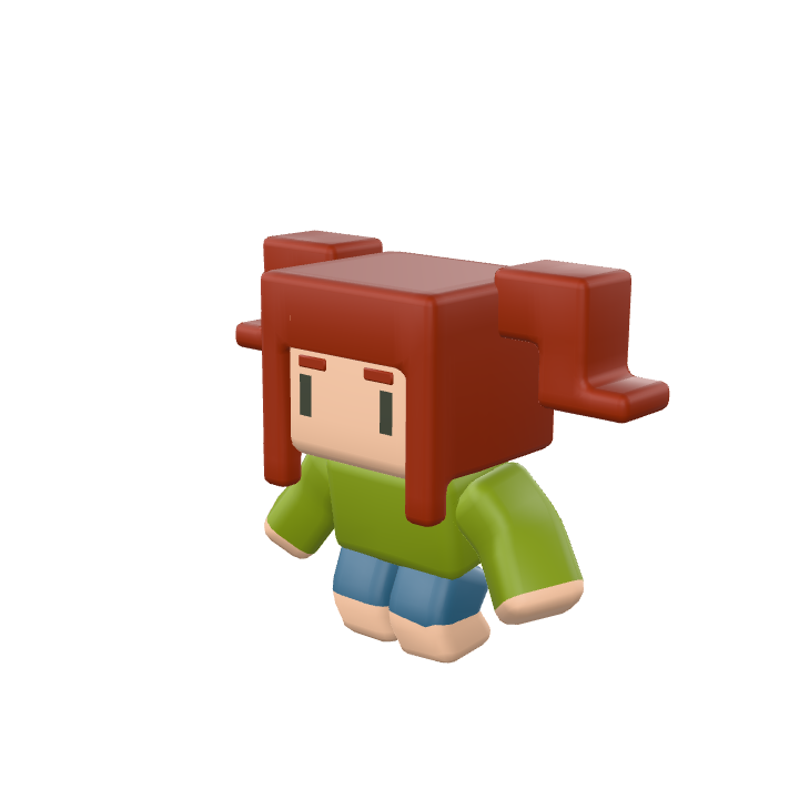 Female-Character Woman Girl - Free 3D Models on Pixabay
