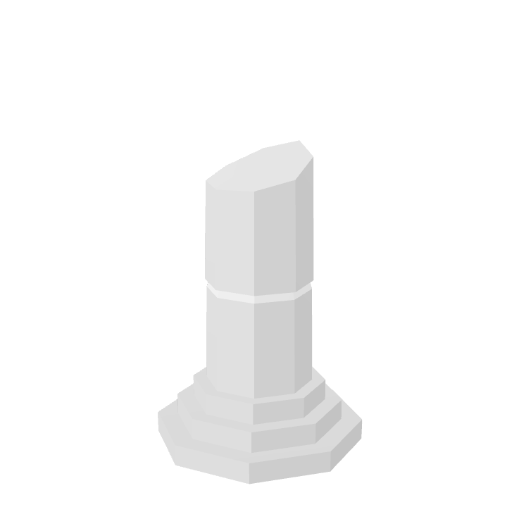 Broken-Column Column Stone - Free 3D Models on Pixabay