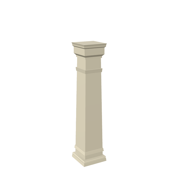 Square-Column Column Stone - Free 3D Models on Pixabay