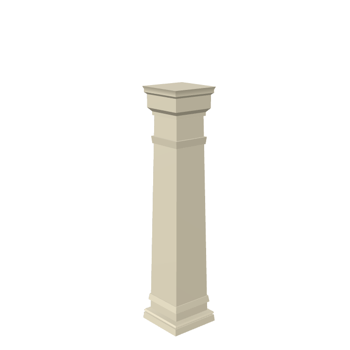 Square-Column Column Stone - Free 3D Models on Pixabay