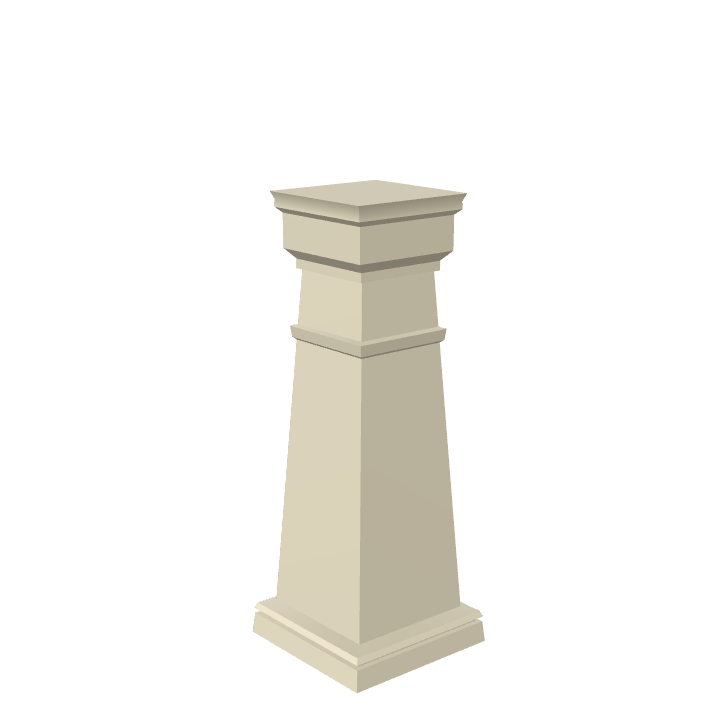 Square-Column Column Stone - Free 3D Models on Pixabay