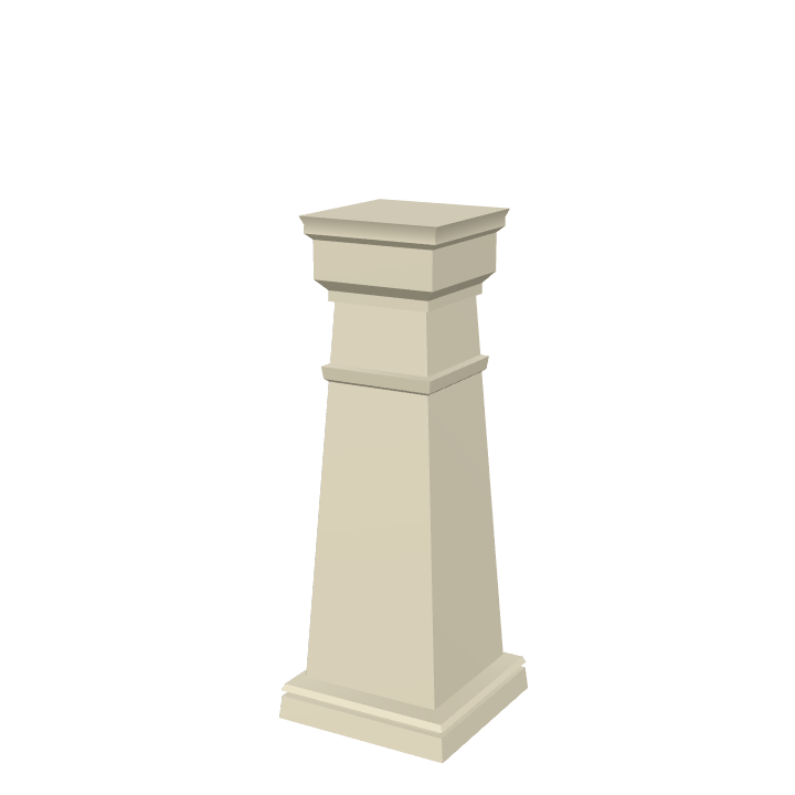 Square-Column Column Stone - Free 3D Models on Pixabay