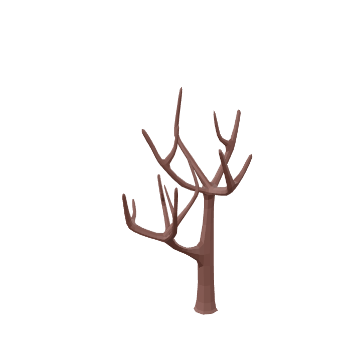 Pohon Umum Mati - Model 3D Gratis di Pixabay